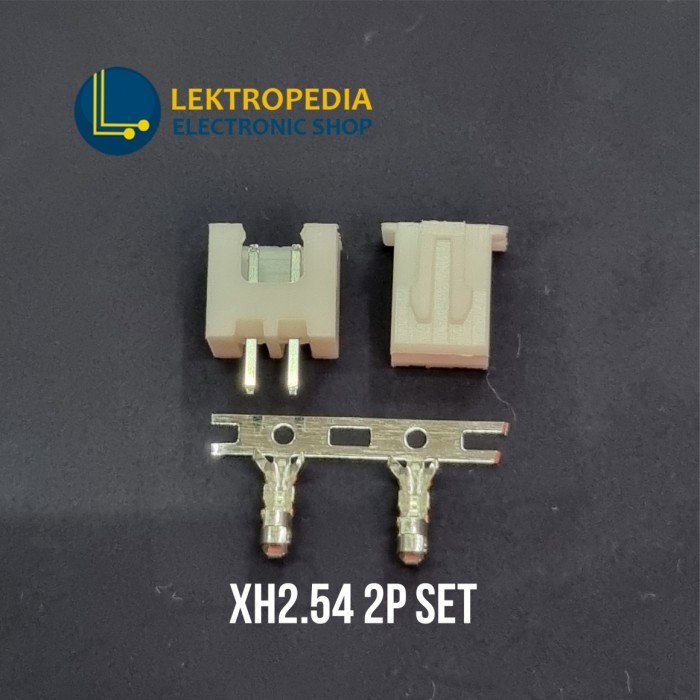 Jual SET Soket XH2.54 - 2p Konektor 2pin 2 p pin Socket Connector Molek 2.54mm Housing Terminal ...