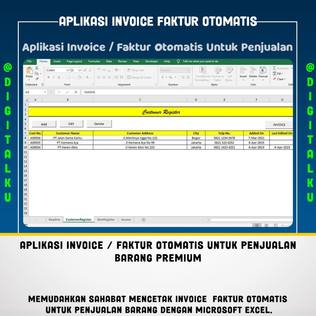 Jual Aplikasi Invoice / Faktur Otomatis Untuk Penjualan Barang PREMIUM ...