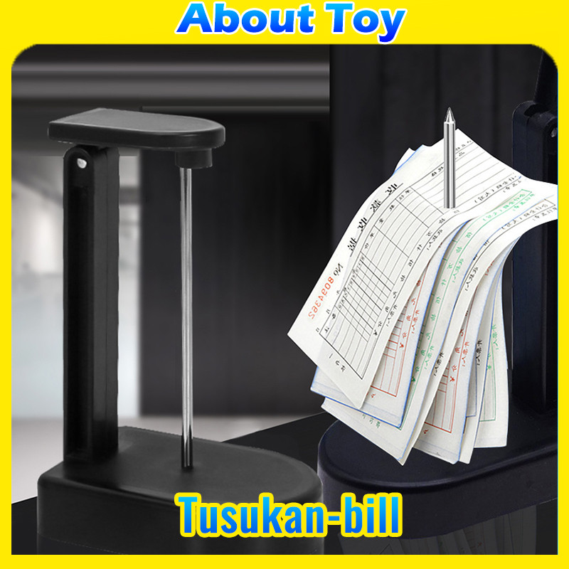 Jual ABOUT Paku Tusukan Kertas Nota Bon Besi Dengan Tutup Tusukan Bill ...