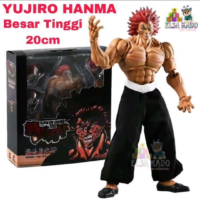Jual Action Figure Yujiro Hanma 20cm Besar Anime Baki Hanma Storm ...