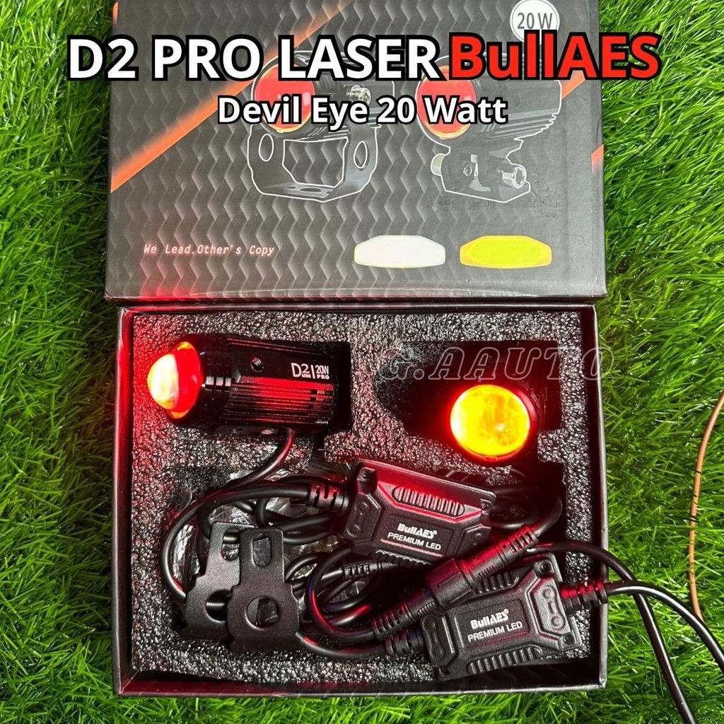 Jual Lampu Tembak D2 COMPETITION PRO LASER 20 Watt + Devil BULLAES AES ...