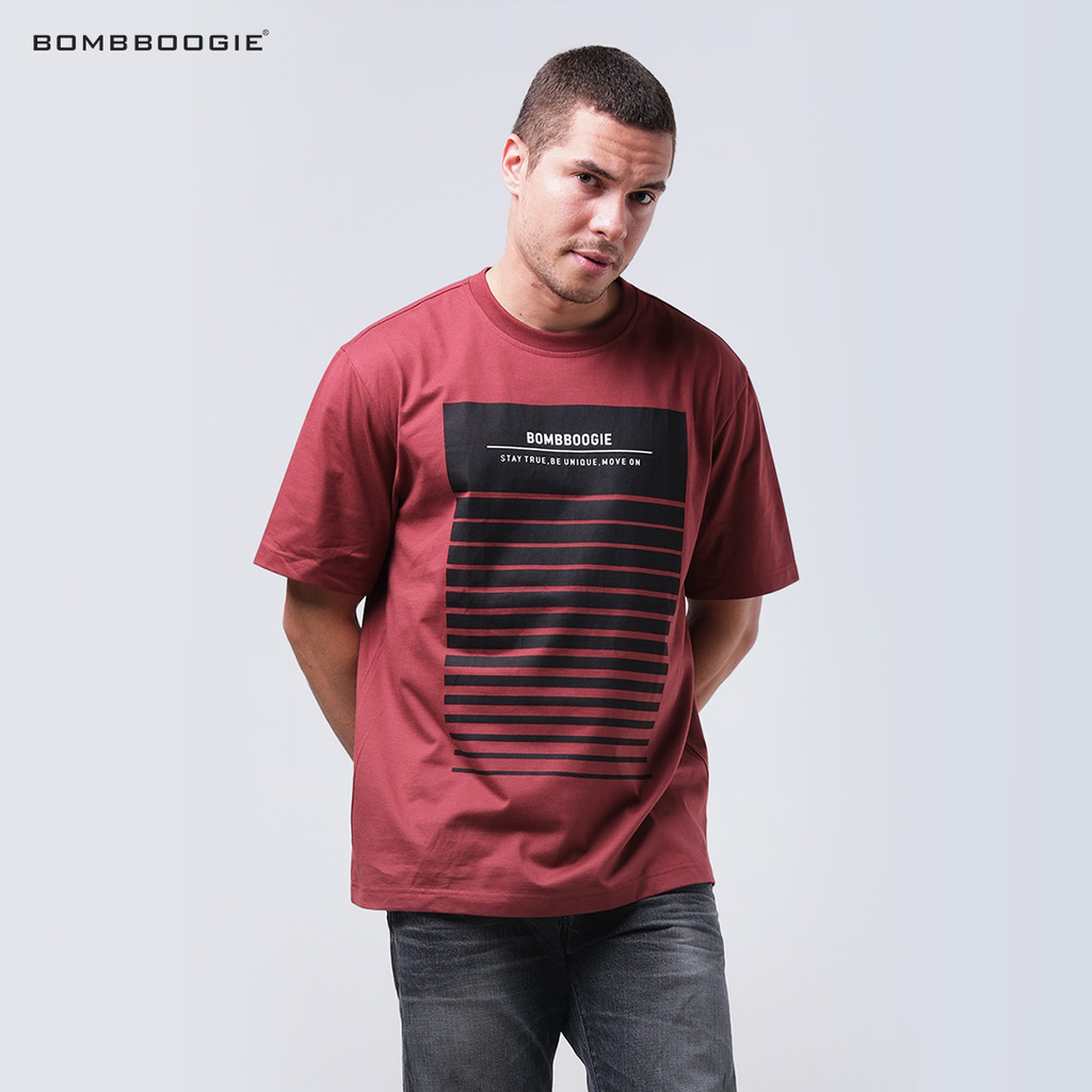 Jual Bombboogie Kaos Pria Regular Ruinor Maroon 2.0 12E63B4MA | Shopee Indonesia