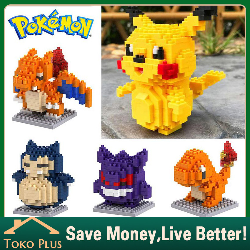 Jual Mainan Balok Pokemon Nano Blocks Micro Blocks Miniatur Pokemon ...