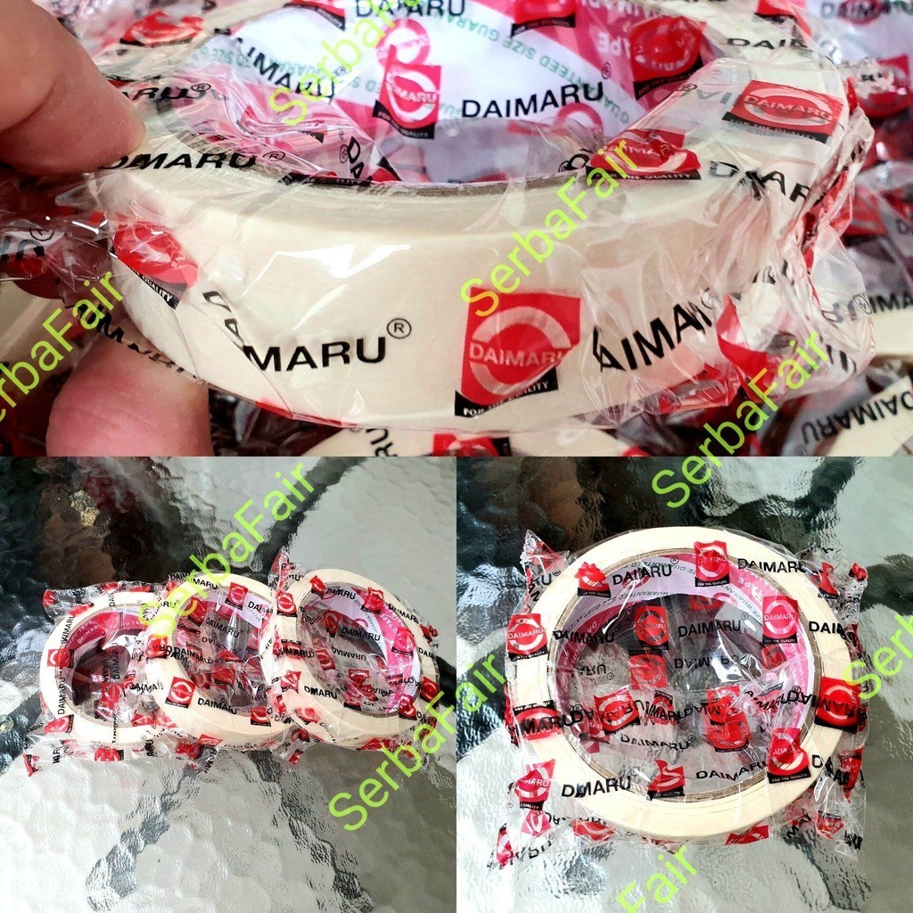 Jual Masking Tape Daimaru 1 Inch (24mm) x 21 Meter / Lakban Kertas ...