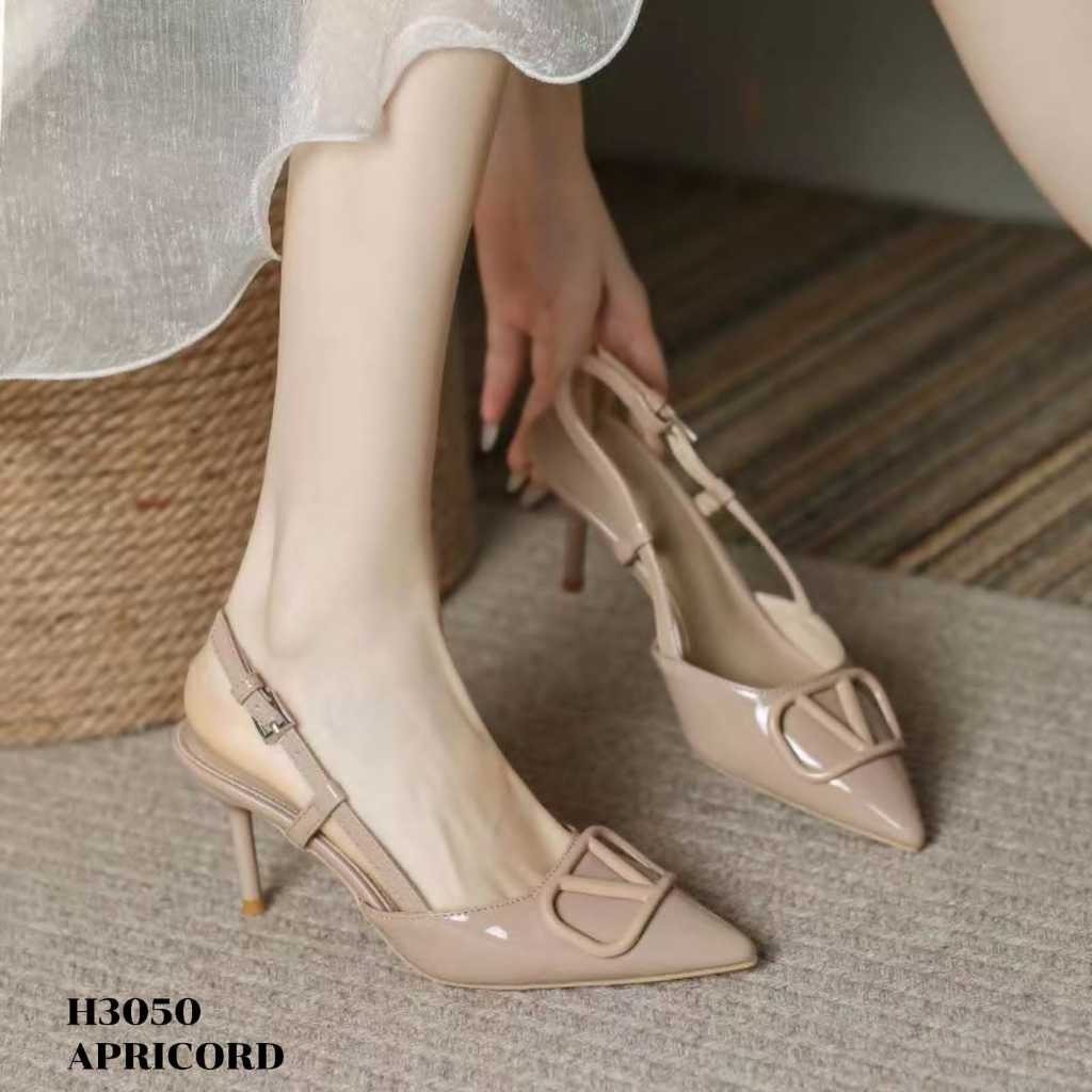 Jual PRF High Heels Stiletto Fashion Korea Bahan Glossy H3050 | Shopee ...