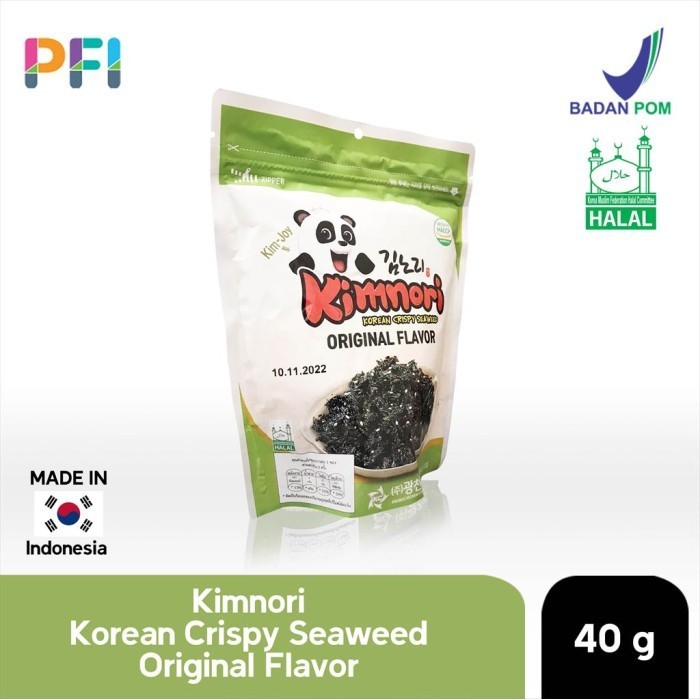 Jual Kimnori rumput laut Korean Crispy Seaweed Original 40gr FLAKES ...