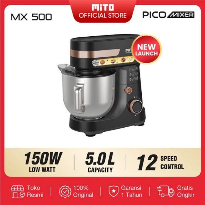 Jual Mito MX 500 Stand Mixer 5 L PICO MX500 MX-500 | Shopee Indonesia