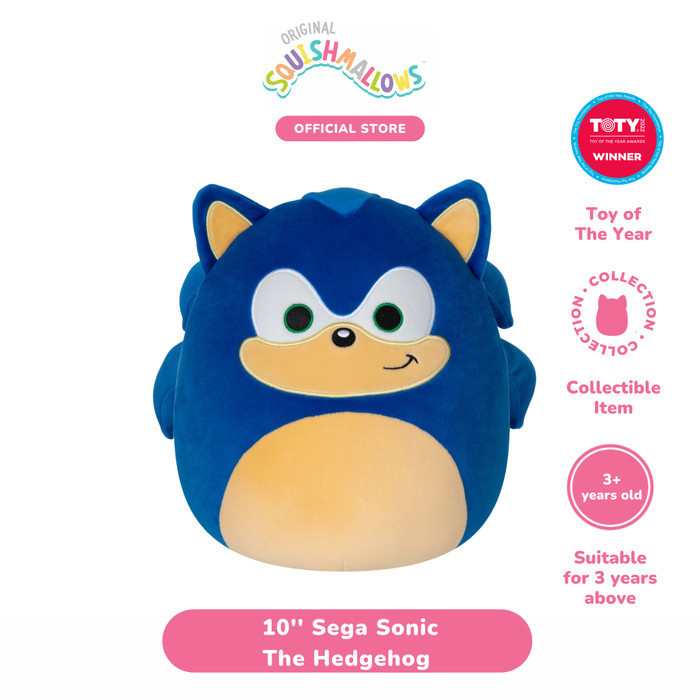 Jual Squishmallows Hedgehog Sonic 10 Inch - Plush Toys | Shopee Indonesia