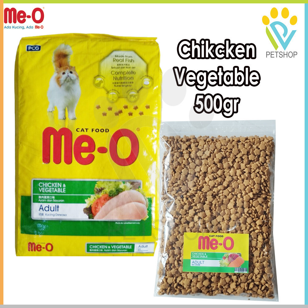 Jual Meo Chicken Vegetable 500GR me-o Adult Chicken & Vegetable MEO ...