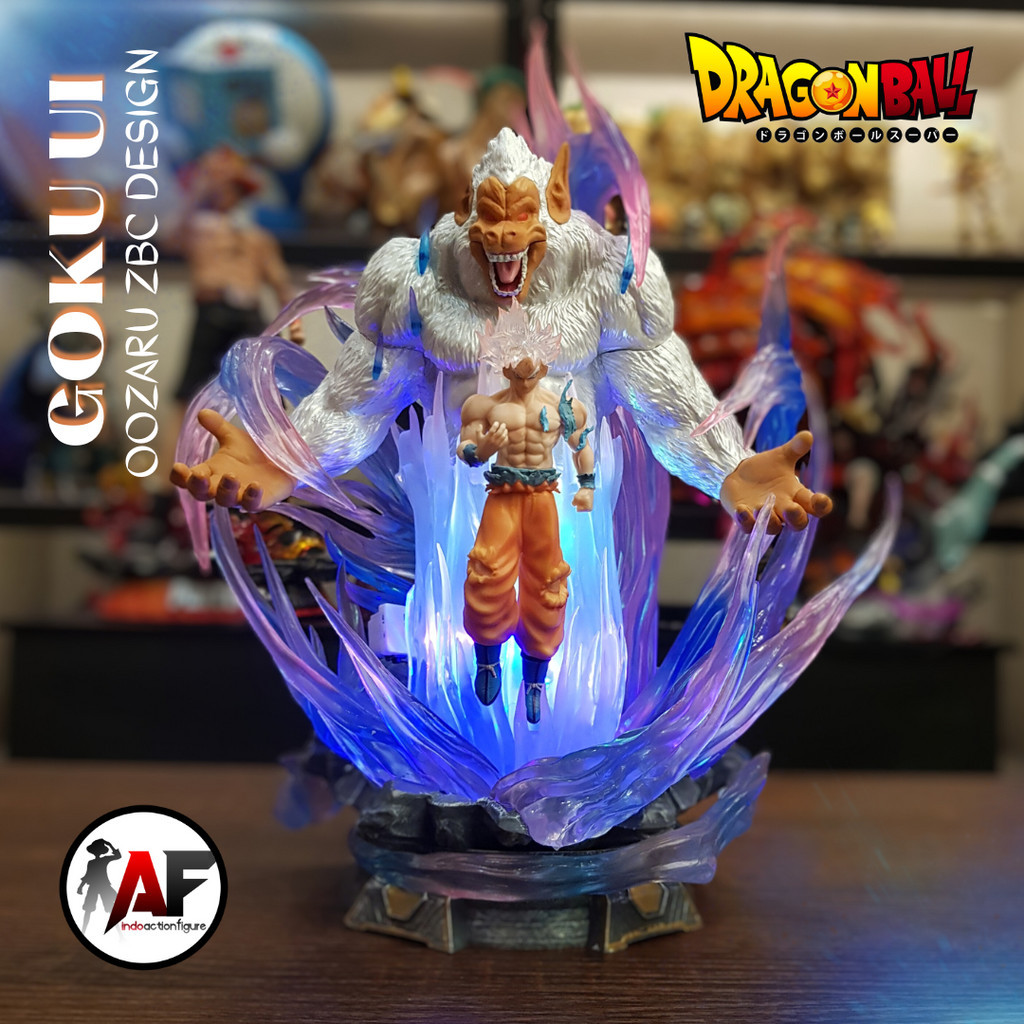 Jual Statue Dragon Ball Goku UI Oozaru ZBC Studio Design LED | Shopee ...