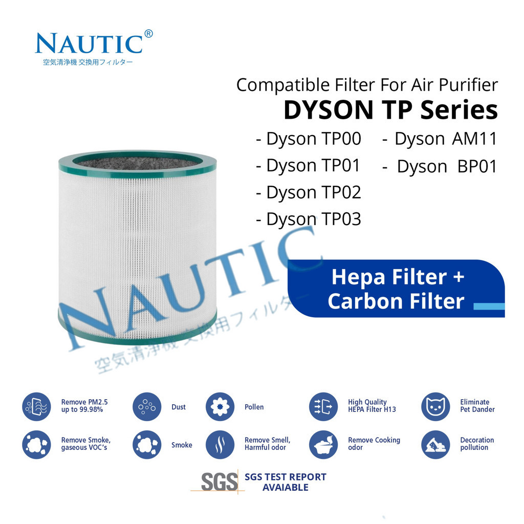 Jual Filter Dyson Pure Cool TP00 TP01 TP02 TP03 Replacement Dyson air ...