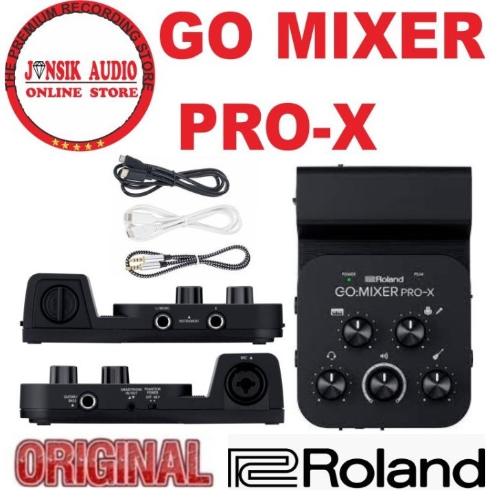 Jual Roland GO MIXER PRO-X Audio Mixer for Smartphone | Shopee Indonesia