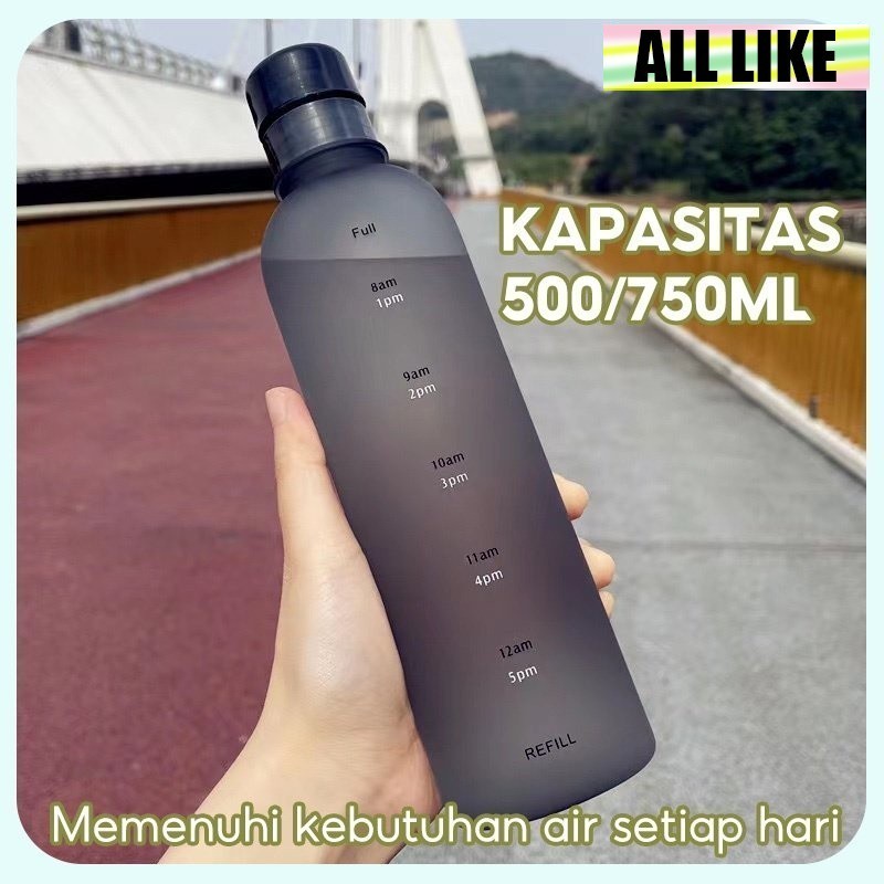 Jual 【ALL Like】Botol Minum 500ml & 750ml/Botol Transparan/Botol ...