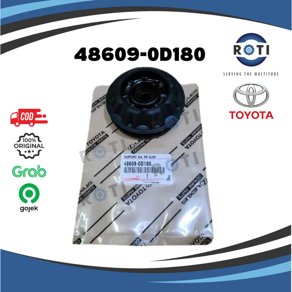 Jual TOYOTA SUPPORT SHOCK DEPAN YARIS VIOS 48609-0D180 GENUINE | Shopee ...