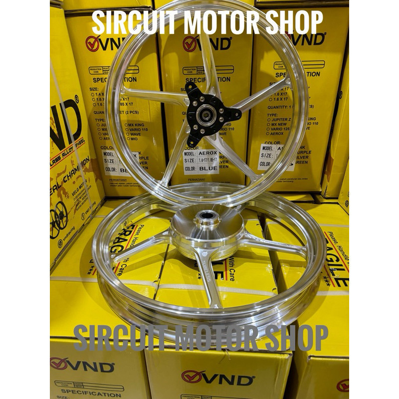 Jual VELG VND AK 55 AEROX 155 AEROX NEW VND AK 55 RING 17 AEROX ...