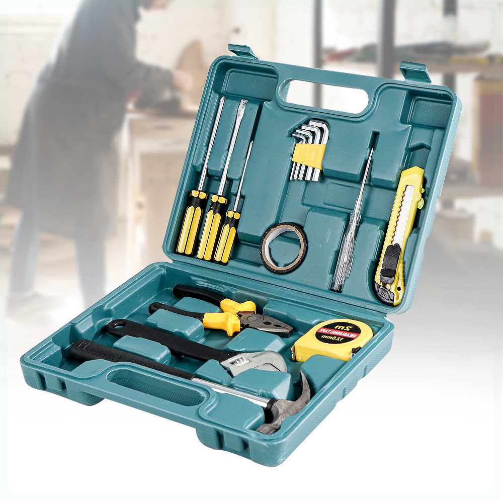 Jual Taffware Alat Set Perkakas Palu Tang Obeng Kunci Pas 15 in 1 - YL ...