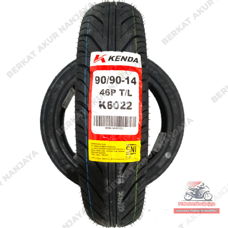 Jual Ban KENDA Kozmik K6022 90 90 14 Ban luar Tubeless Ban Belakang Matic Beat mio FREE PENTIL ...
