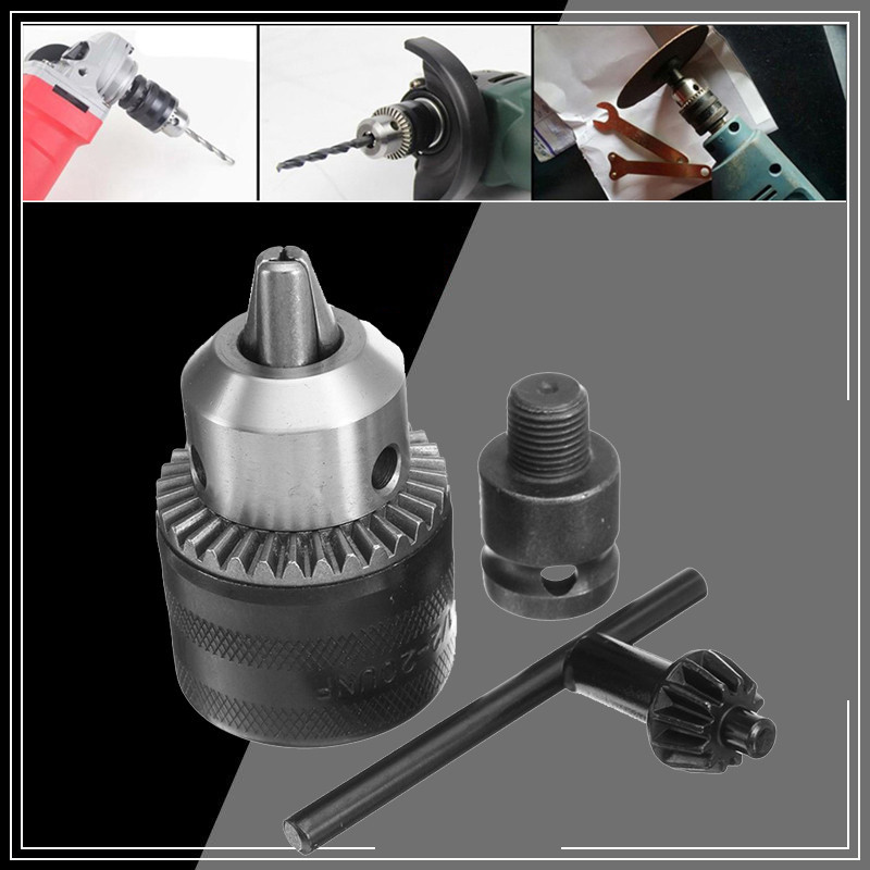 Jual Bor chuck bor adaptor 1/2 inci mengubah kunci pas dampak menjadi ...
