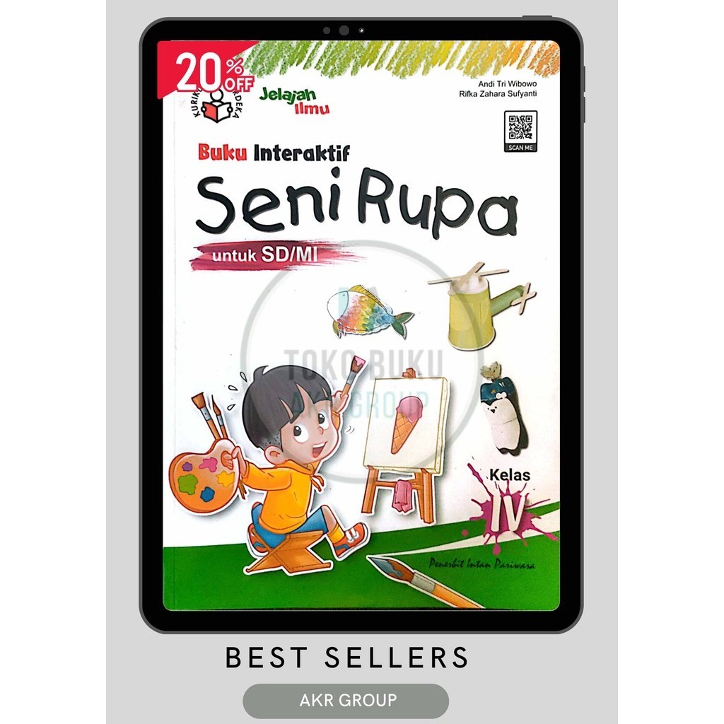 Jual Buku Interaktif Seni Rupa SD Kelas 4 Kurikulum Merdeka Intan pariwara Tahun 2024 | Shopee ...
