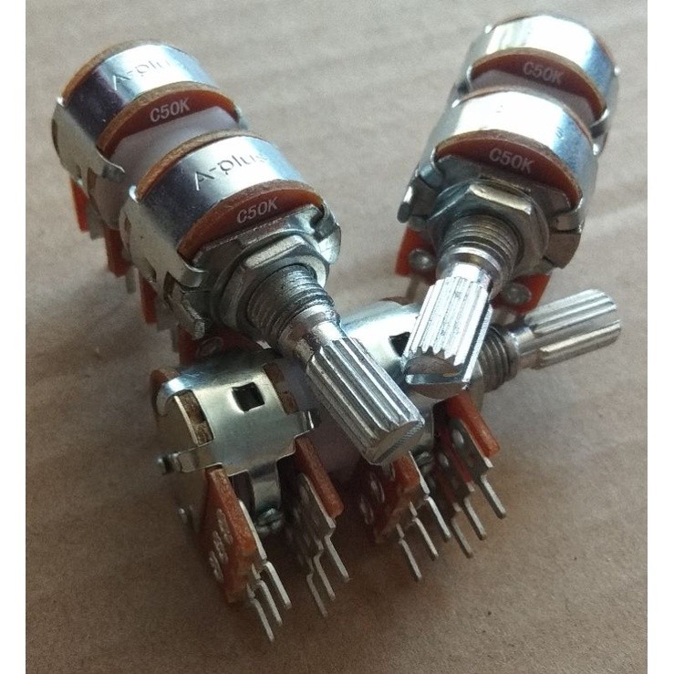 Jual Potensio DOUBLE STEREO Alpha / Aplus (A+) | Shopee Indonesia