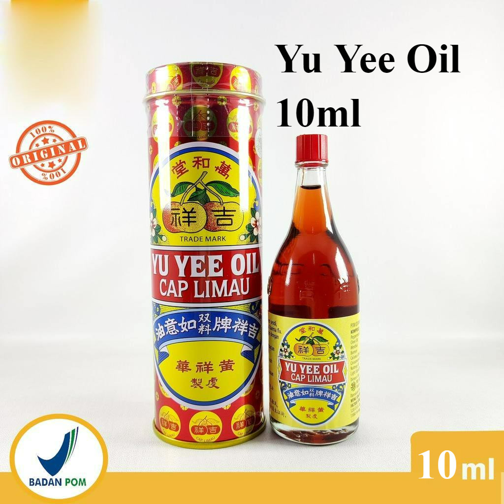 Jual YU YEE OIL 10 ML KECIL / CAP LIMAU / MINYAK ANGIN / OBAT GOSOK ...