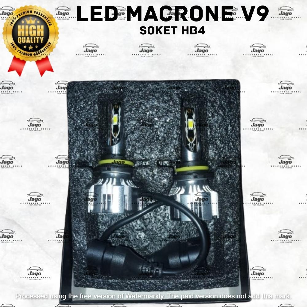 Jual LAMPU LED MOBIL PAJERO SPORT DAKAR 2015-2023 MACRONE V9 LAMPU FOG ...