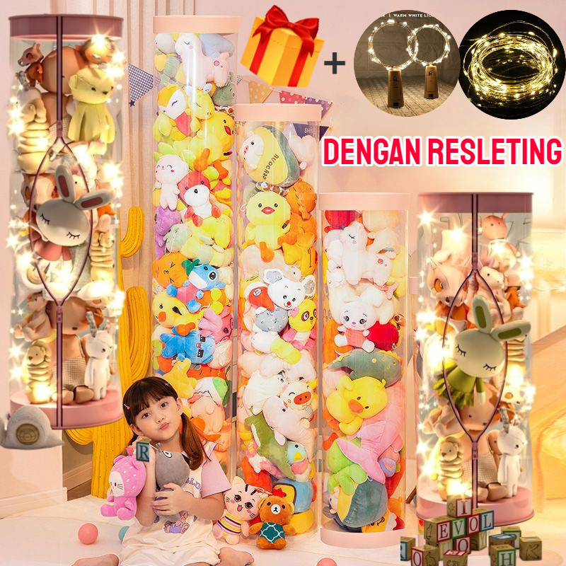 Jual Doll Storage Bucket / Gaya Ritsleting Doll Storage Bucket + Lampu ...