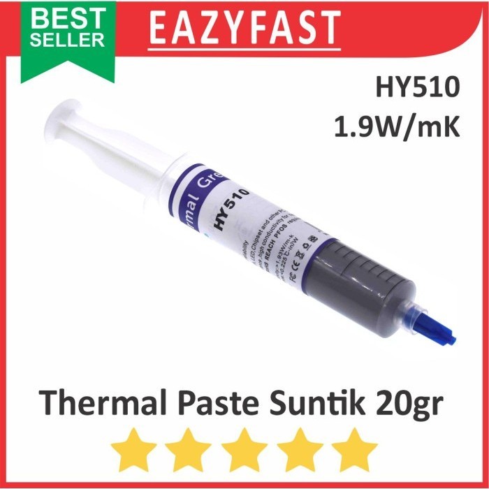 Jual Thermal Paste Suntik 20gr HY510 Pasta Heatsink IC CPU Transistor ...