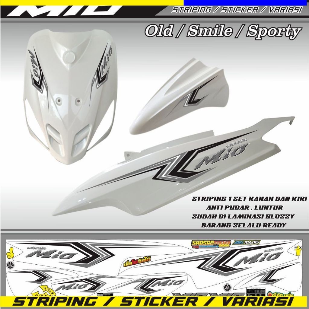 Jual variasi STIKER STRIPING MOTOR MIO OLD MIO THAILAND MIO SMILE MIO ...