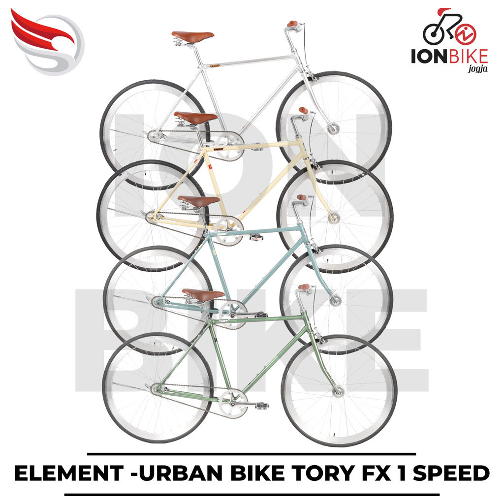 Jual Sepeda Urban 700c Element Tory FX Fixie 1 Speed Commuter Federal ...