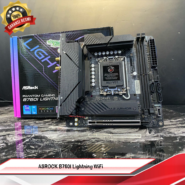 Jual ASROCK B760I Lightning WiFi | Motherboard Intel B760 LGA 1700 DDR5 ...