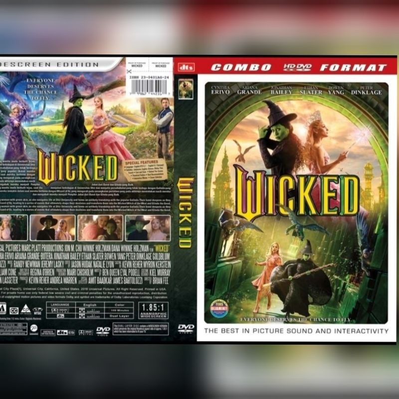 Jual Kaset Film WICKED PART 1 - 2024 - HD | Shopee Indonesia