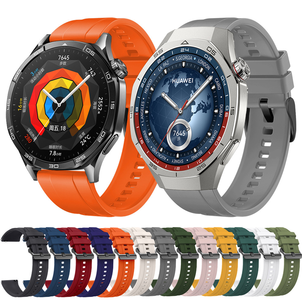Jual Official Silicone Strap for Huawei GT5/GT4 46mm Classic and ...