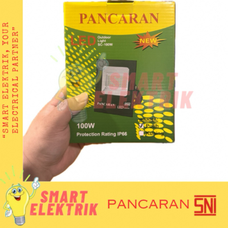 Jual Lampu Sorot LED Pancaran 100w Pancaran FloodLight 100w | Shopee ...