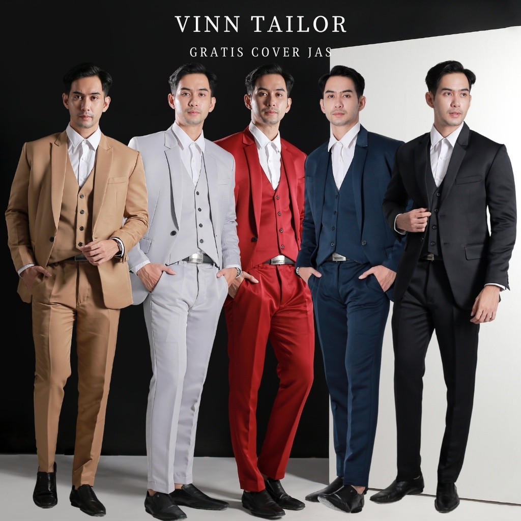 Jual Vinn Tailor - Setelan Jas Celana & Rompi Pria Formal | Shopee ...