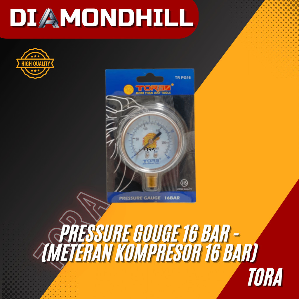 Jual METERAN KOMPRESOR 16 BAR TORA | Shopee Indonesia
