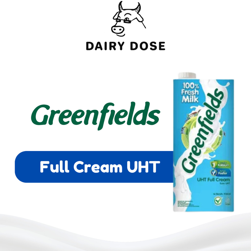 Jual Greenfields Susu UHT Full Cream / Susu Full Cream 1L All Varian | Shopee Indonesia