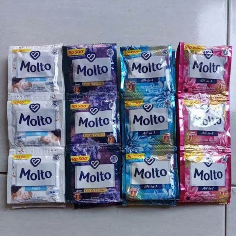 Jual Molto 1 Renceng Isi 11ml 12 Sachet (Eceran Harga 500) | Shopee Indonesia