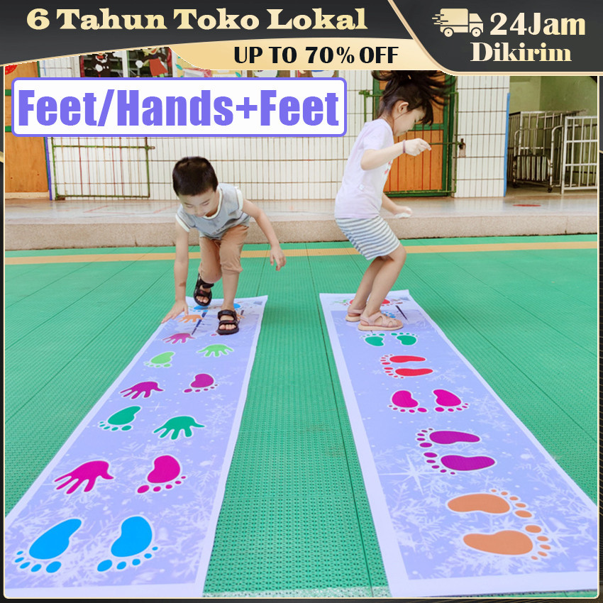 Jual Playmat Combo Jejak Kaki Tangan Jejak / Tangan Engklek Tangan ...