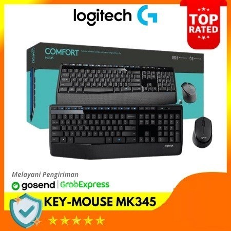 Jual Logitech MK345 Wireless Combo Keyboard Mouse Set Original | Shopee ...