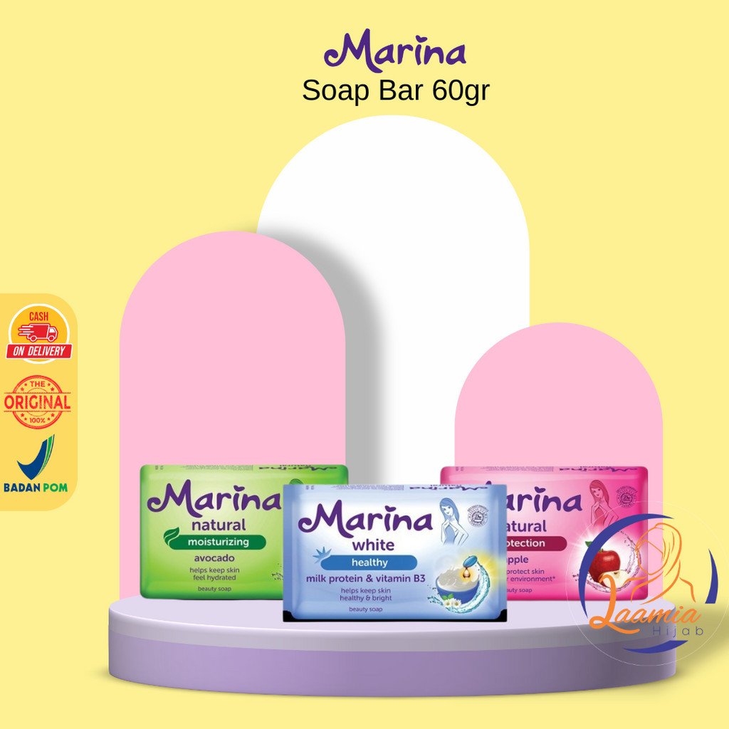 Jual Marina Soap Bar 60Gr - Sabun Mandi | Shopee Indonesia