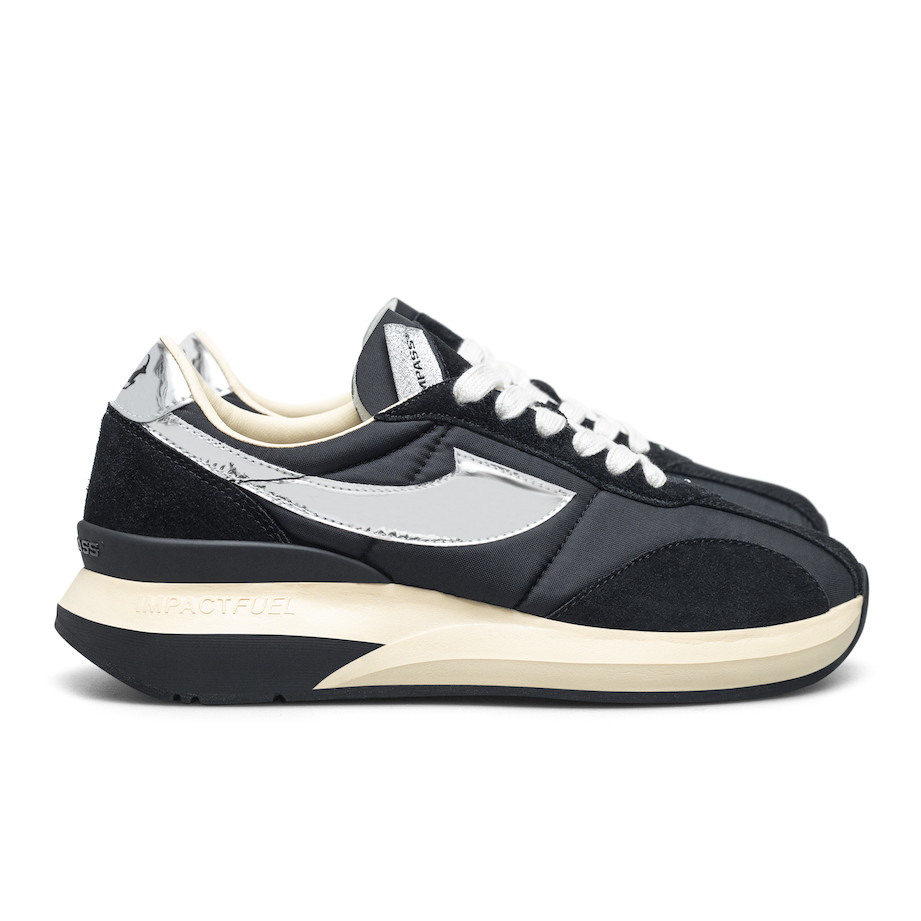 Jual Sepatu Compass Velocity 25th Black Silver | Shopee Indonesia