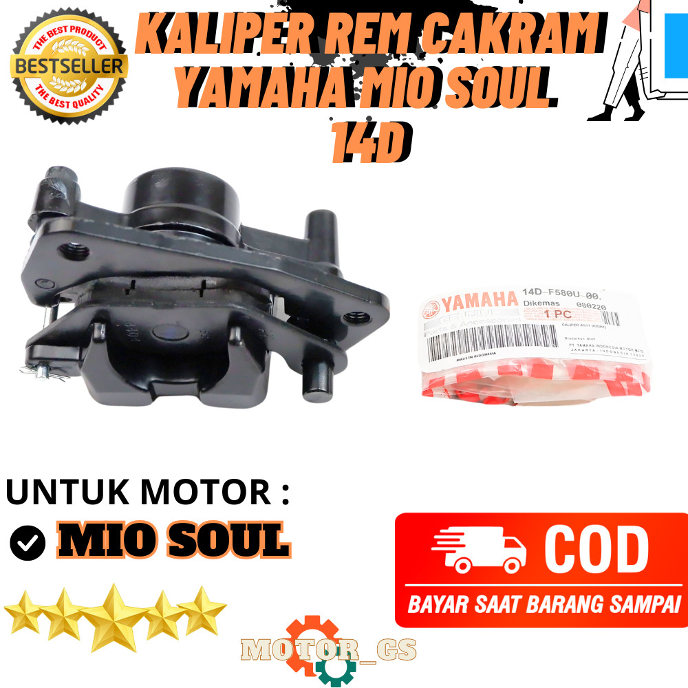 Jual Kaliper Rem Cakram Yamaha Mio Soul / Kaliper Rem Motor Mio Soul ...