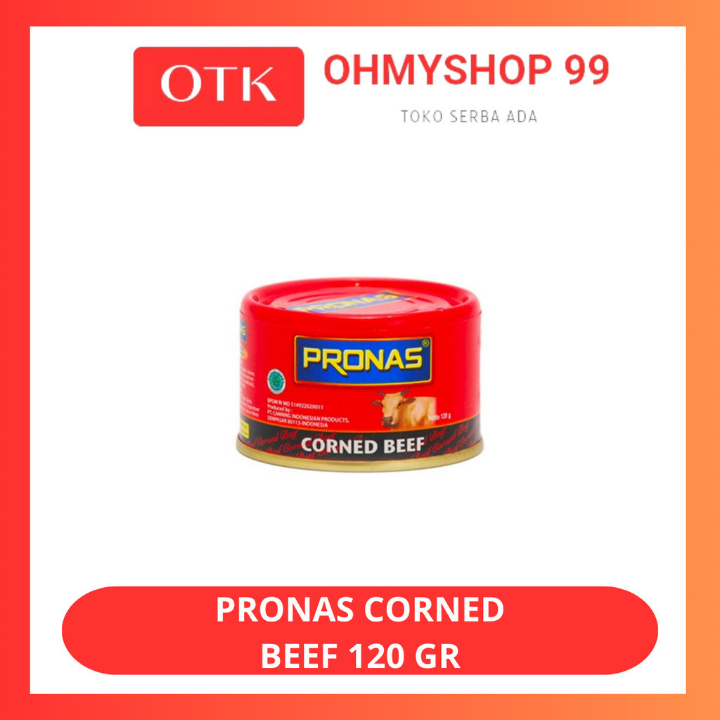 Jual PRONAS Kornet Daging Sapi Corned Beef 120gr | Shopee Indonesia