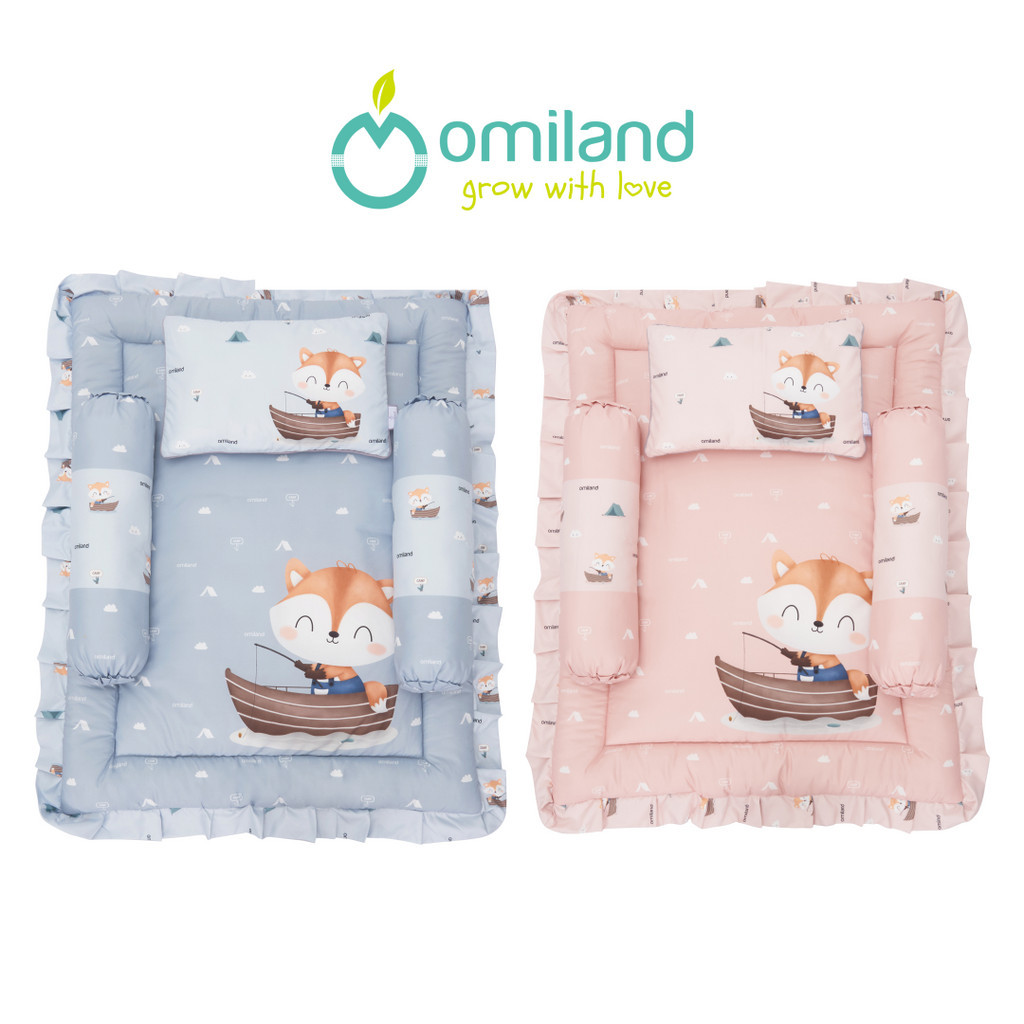 Jual Omiland Matras Bayi Set Fox Series OM01051 OM01052 | Shopee Indonesia