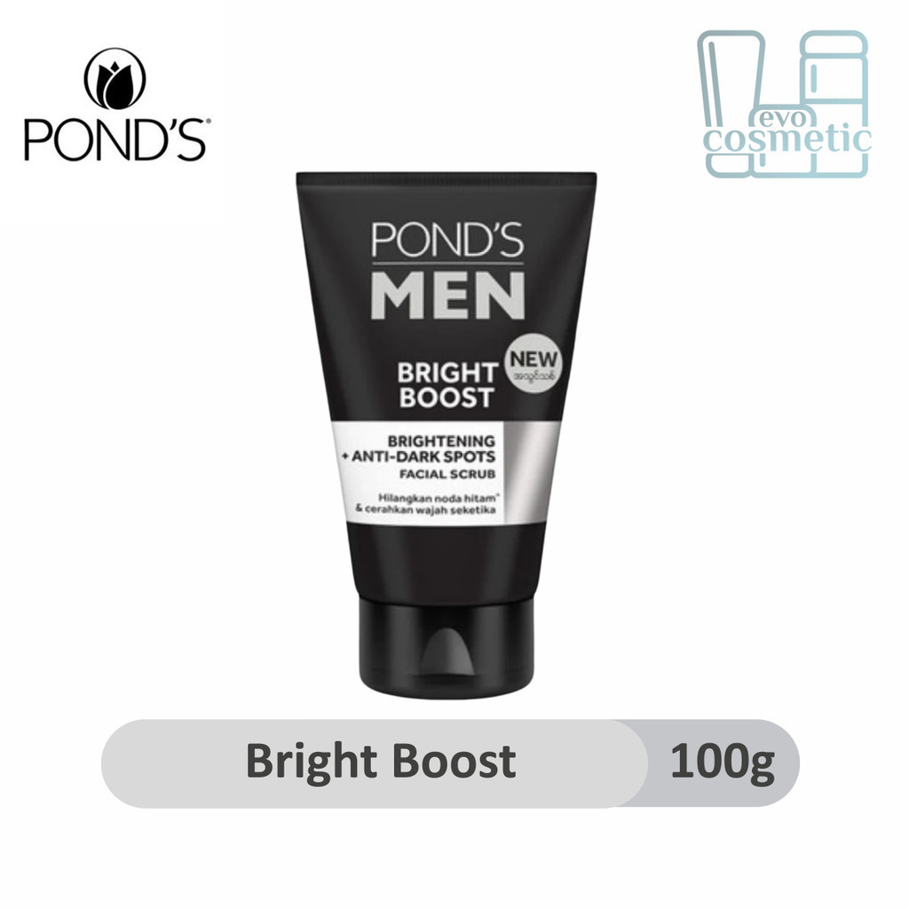 Jual Ponds Men Facial Wash Bright Boost 100g | Shopee Indonesia