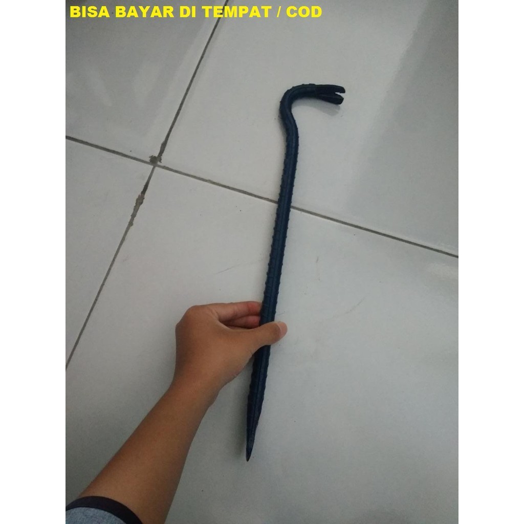 Jual LINGGIS BESAR WARNA BIRU / LINGGIS TUKANG / LINGGIS BESI BEHEL ...