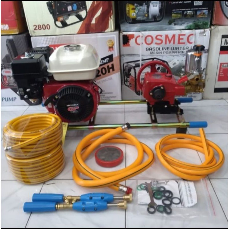 Jual Mesin steam cuci motor mobil HONDA GP160+2Selang+2stik | Shopee Indonesia