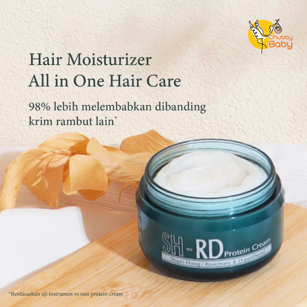 Jual SHRD Protein Cream 50ml | Moisturizer & Vitamin Rambut | Hair Care ...