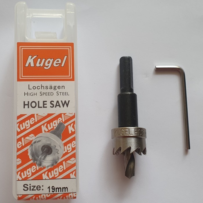 Jual mata bor besi kugel KUGEL Hole saw HSS 19 mm - Mata Bor Besi 19 mm ...